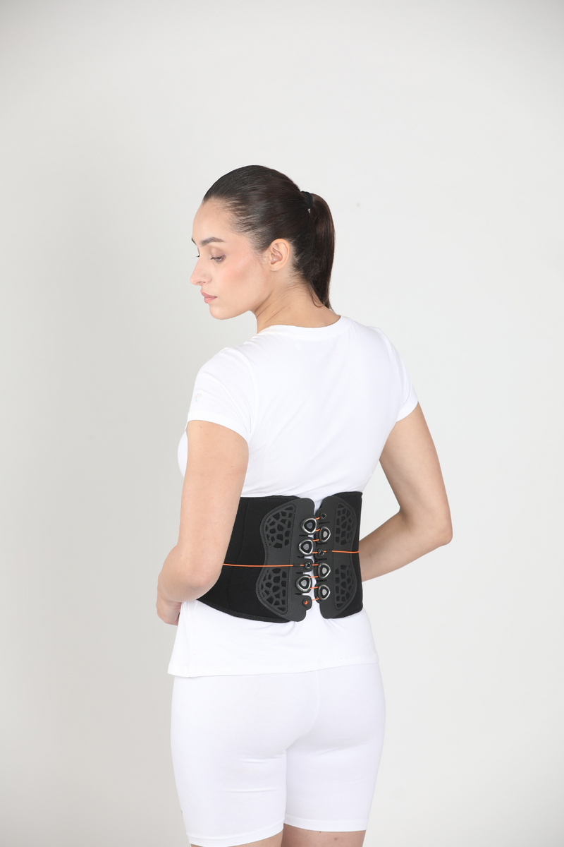 Lace Pull BELT - Adjustable Compression Lumbo Sacral Belt for Lower Ba ...